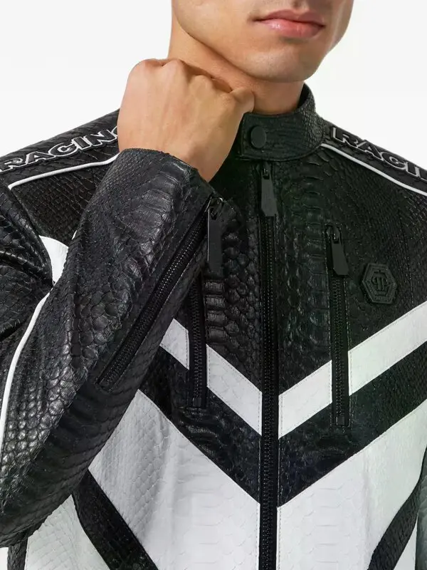 Philipp Plein Moto Jacket Las Vegas Racing