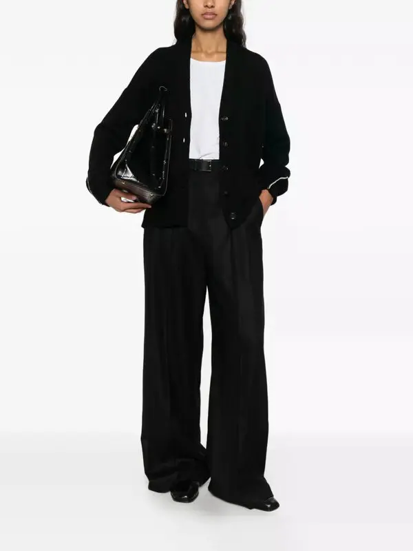 Eric Bompard Lou V-neck Cashmere Cardigan