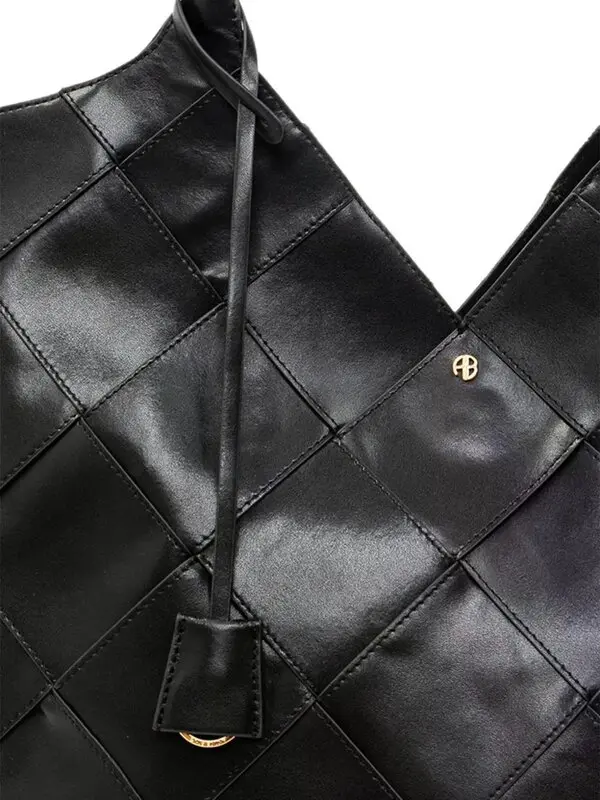 ANINE BING Lili Tote Braided Leather