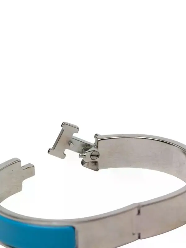 Hermès 2012 Narrow Enamel Clic H Bracelet