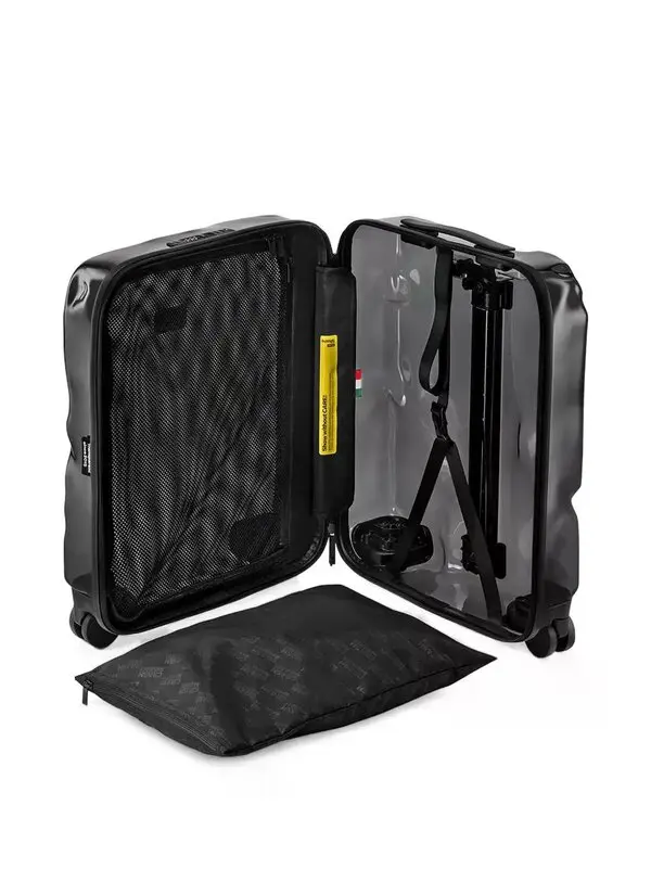 CRASH BAGGAGE Dented-effect Cabin Suitcase