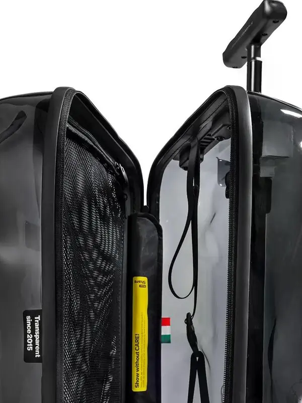 CRASH BAGGAGE Dented-effect Cabin Suitcase