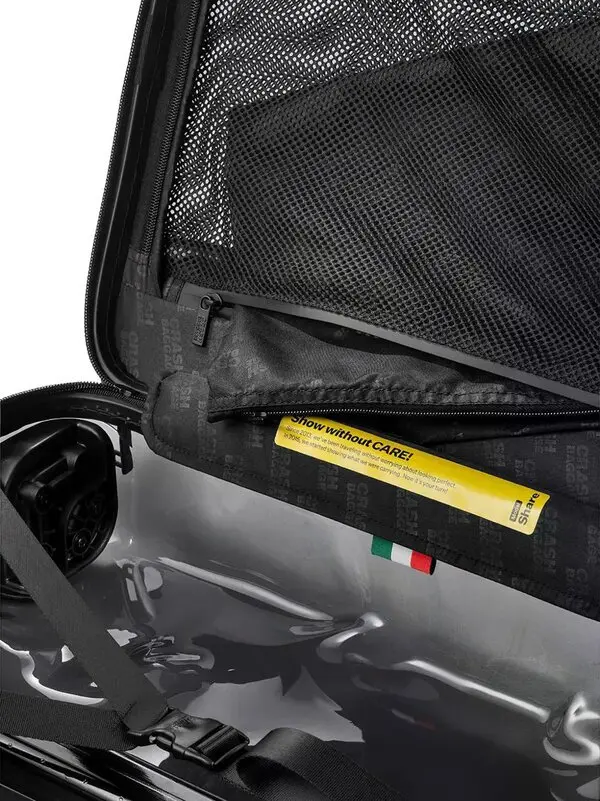 CRASH BAGGAGE Dented-effect Cabin Suitcase