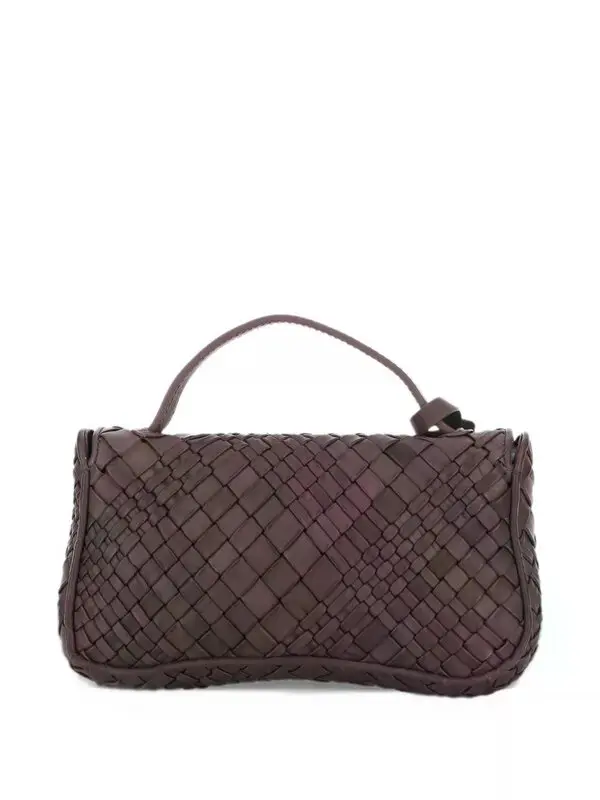 VISONA` Woven Leather Shoulder Bag