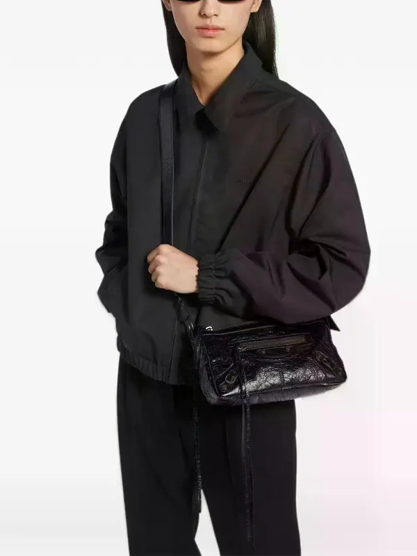 Balenciaga Le City Moto Mini In Tote - Black