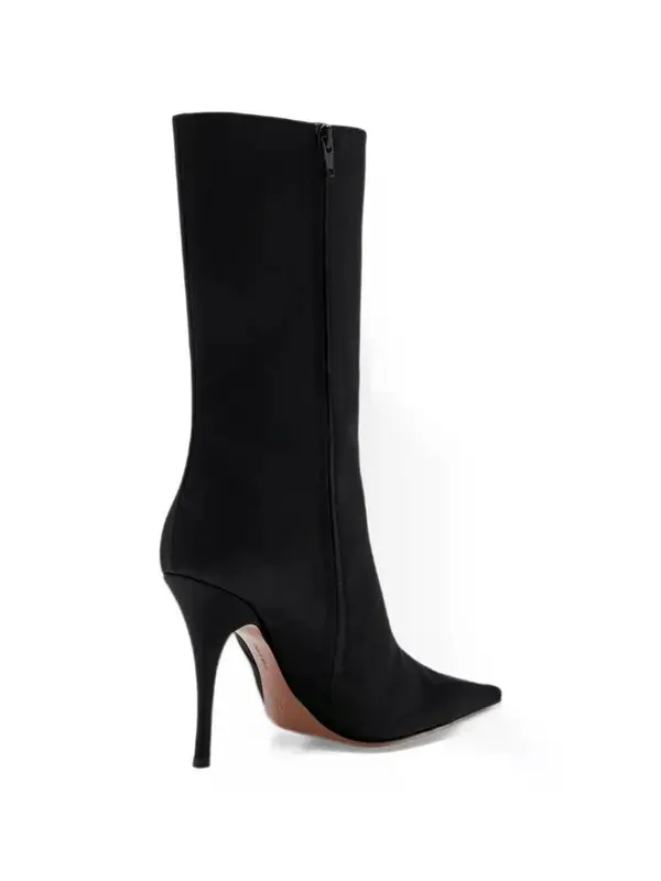 Amina Muaddi Felicia Pointed-toe Ankle Boots