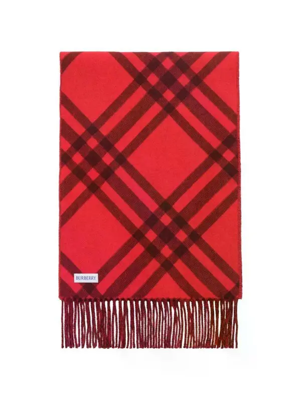 Burberry Check Cashmere Scarf