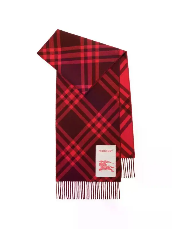Burberry Check Cashmere Scarf