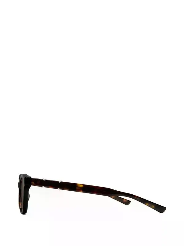 MAISON MARGIELA Tortoiseshell-effect Rectangle-frame Sunglasses