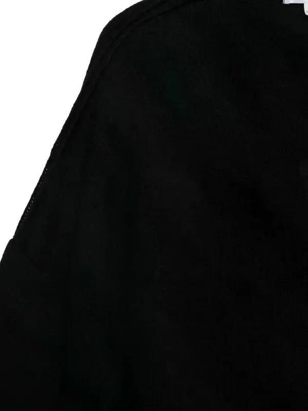 Comme Des Garçons Exposed-seam Oversized Sweater