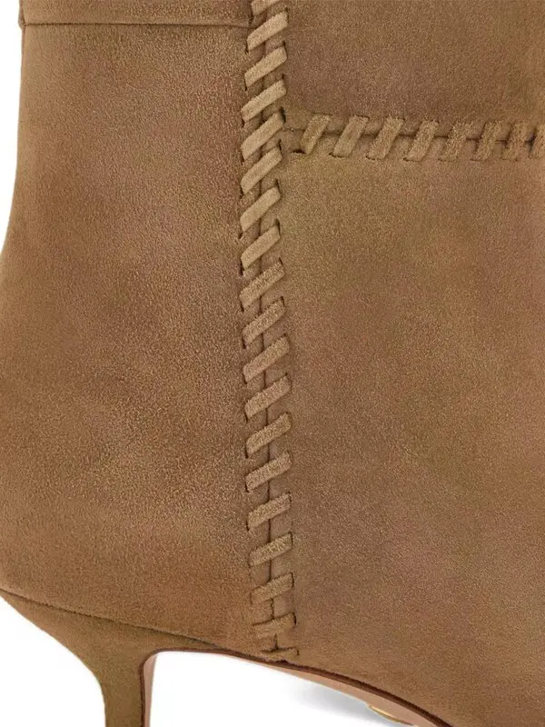 Veronica Beard Lisa Whipstitch Suede Boots