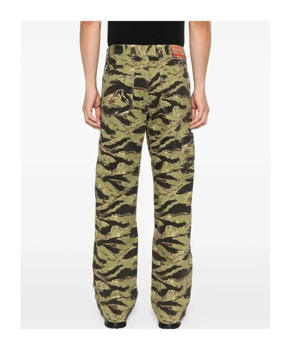 DIESEL® Tiger-stripe Panel Jeans