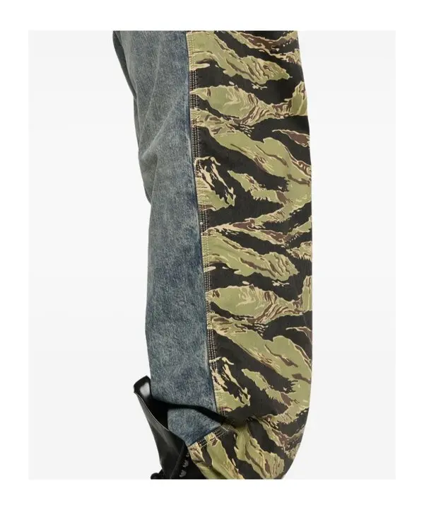 DIESEL® Tiger-stripe Panel Jeans