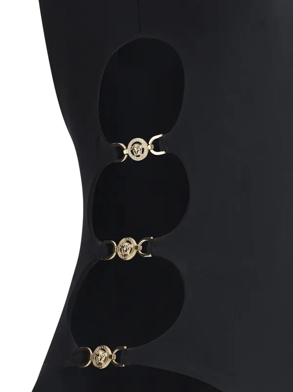 Versace Cut-out Detailed One-piece Swimsuit