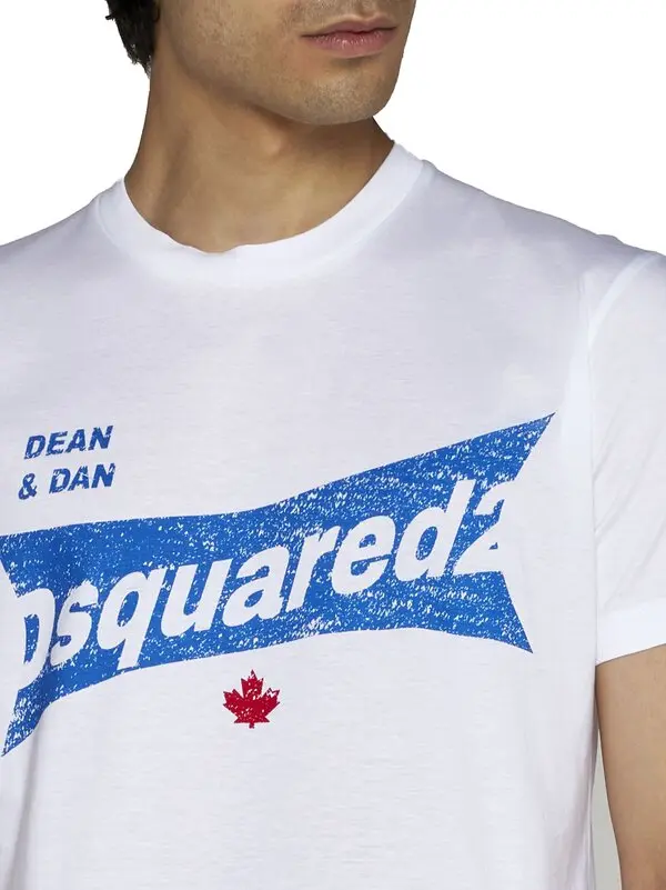 Dsquared2 Logo Printed Crewneck T-shirt