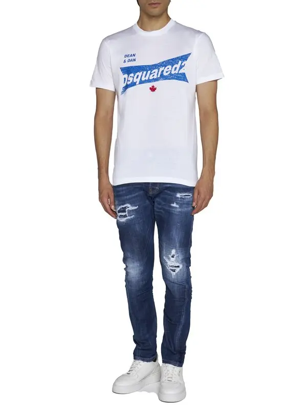 Dsquared2 Logo Printed Crewneck T-shirt