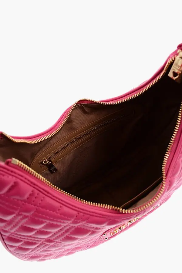 Moschino Logo Quilted Handbag