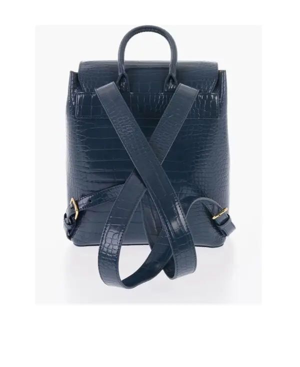 Moschino Crocodile-effect Backpack