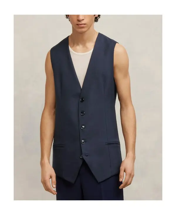 AMI Paris Tailored Wool Waistcoat