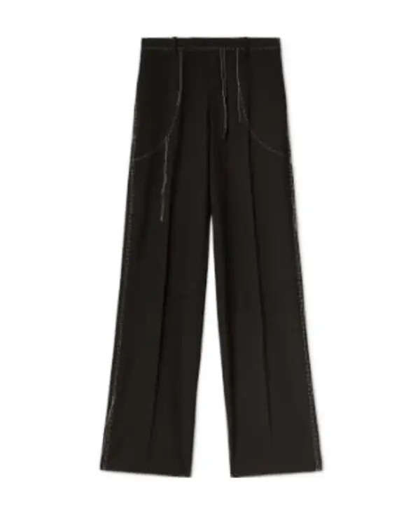 Off-White Runway Straight Leg Tailored Trousers