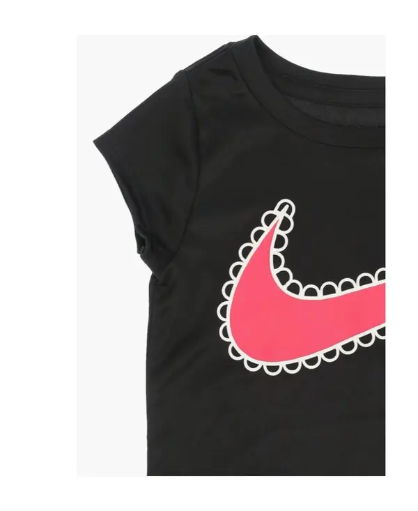 Nike Logo-print Dri-fit T-shirt And Shorts Set