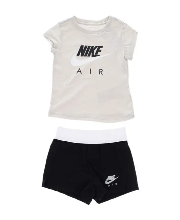 Nike Logo-print T-shirt And Shorts Set - White