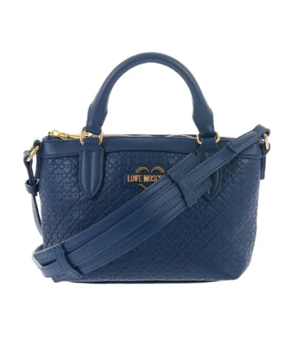 Moschino Logo Shoulder Bag - Blue