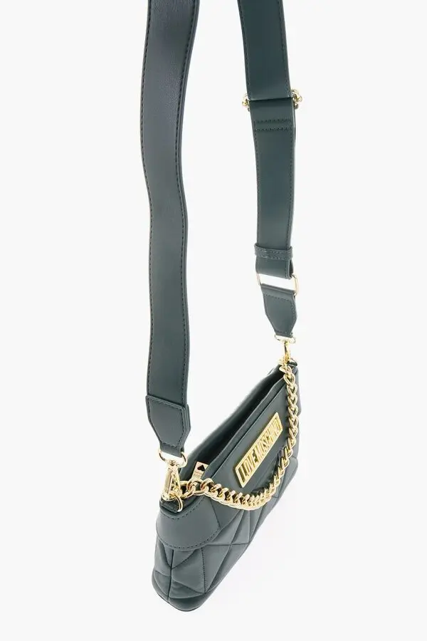 Moschino Chain Quilted Shoulder Bag