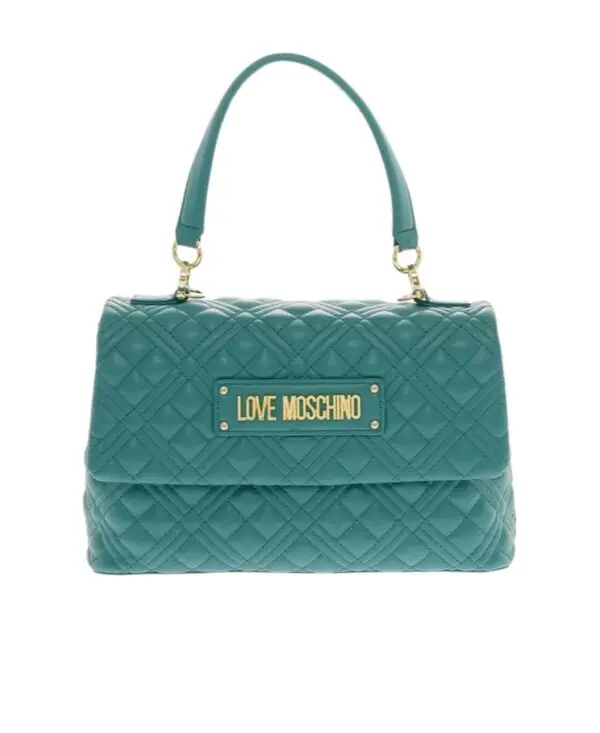 Moschino Quilted Shoulder Bag - Green