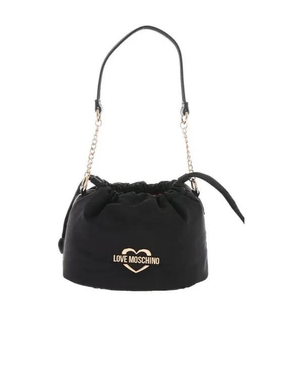 Moschino Mini Logo-plaque Bucket Bag