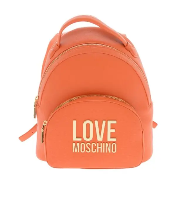 Moschino Logo Backpack - Orange