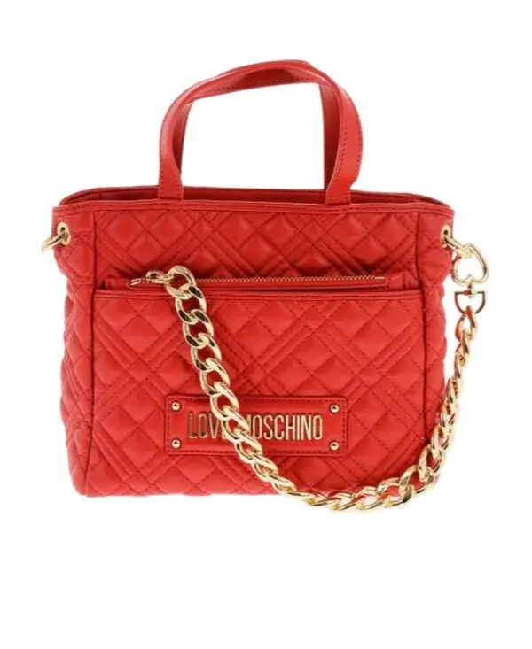Moschino Logo Quilted Handbag
