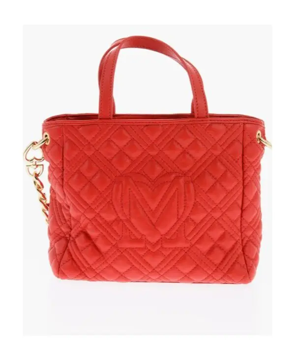 Moschino Logo Quilted Handbag