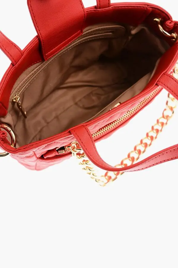 Moschino Logo Quilted Handbag