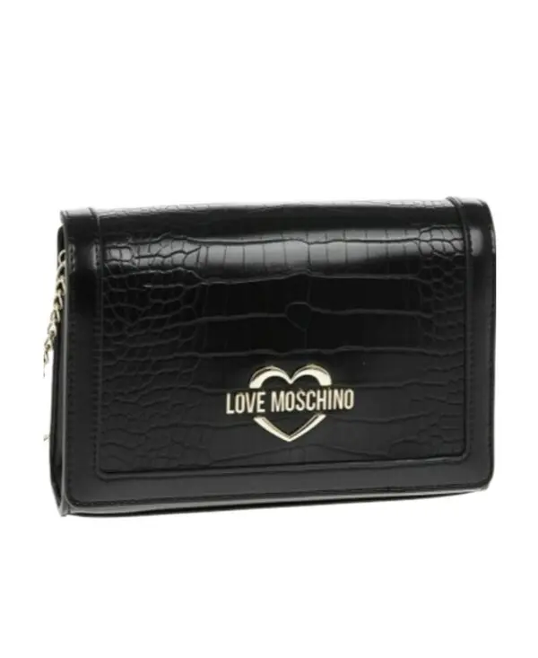 Moschino Crocodile-effect Crossbody Bag