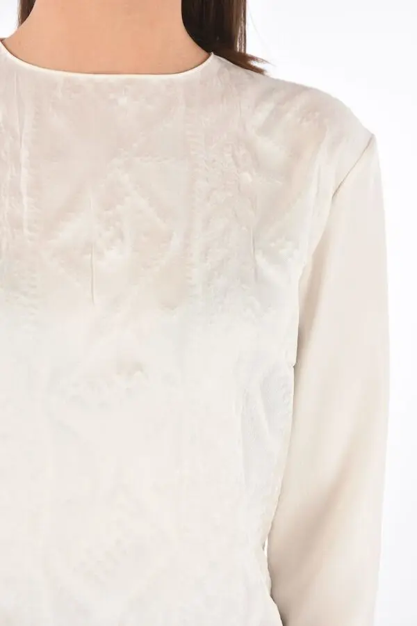 MAISON MARGIELA Embossed Long-sleeve Top