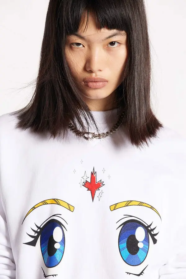 Dsquared2 Graphic-print Crew Neck Sweatshirt