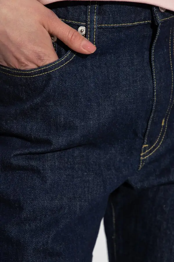Kenzo Asagao Straight-leg Mid-rise Jeans