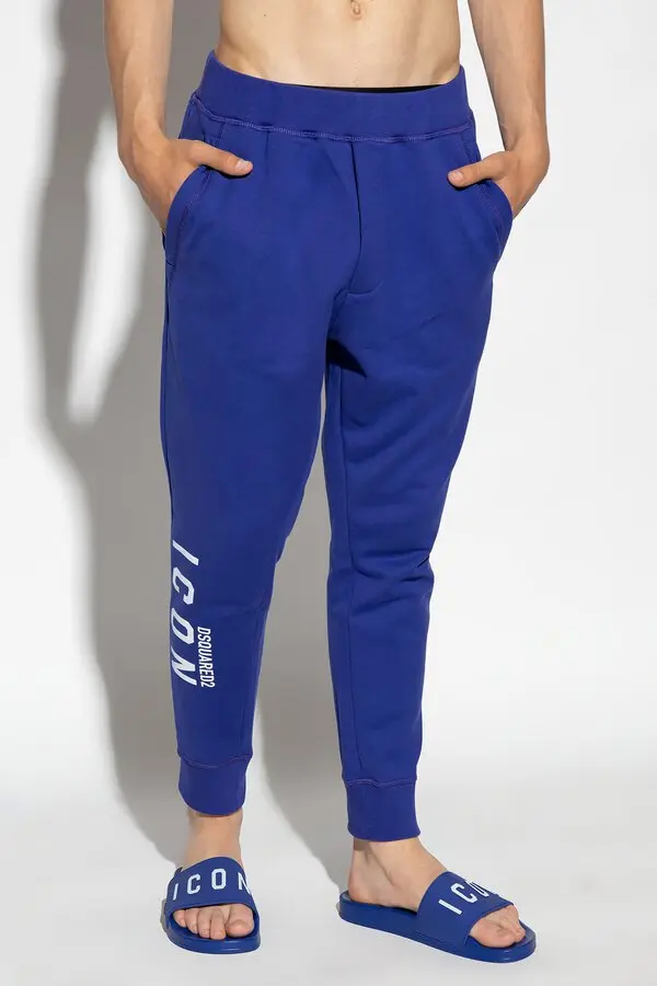 Dsquared2 Icon Logo-printed Tapered Leg Track Pants