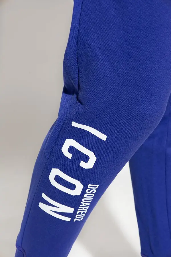 Dsquared2 Icon Logo-printed Tapered Leg Track Pants