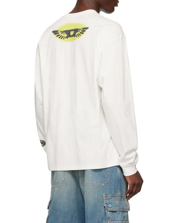 DIESEL® Graphic-printed Long-sleeved T-shirt