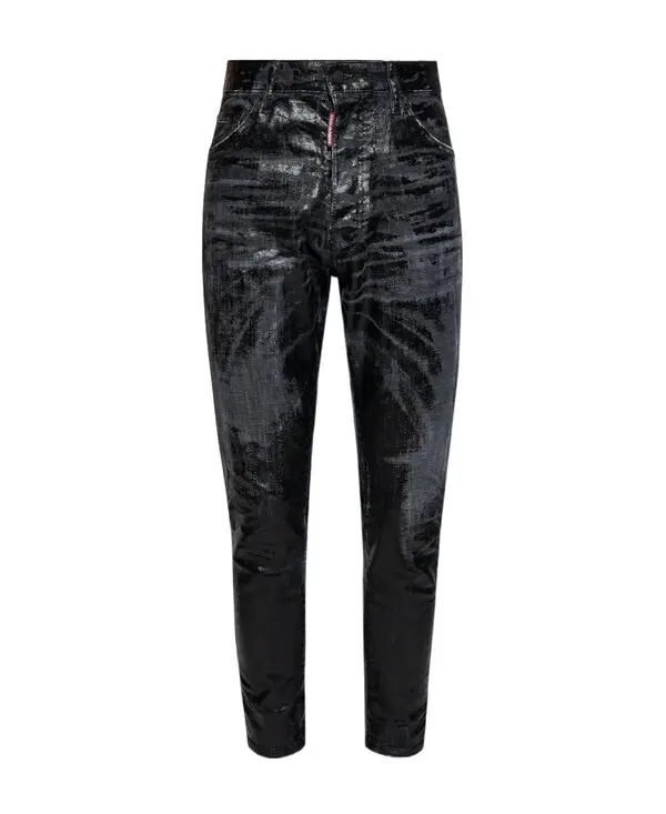 Dsquared2 Logo Denim Trousers - Black