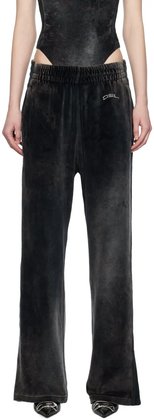 DIESEL® P-martyn Chenille Wide-leg Track Pants