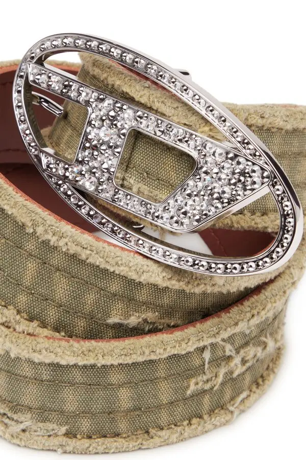 DIESEL® B-1dr Strass Distressed Belt