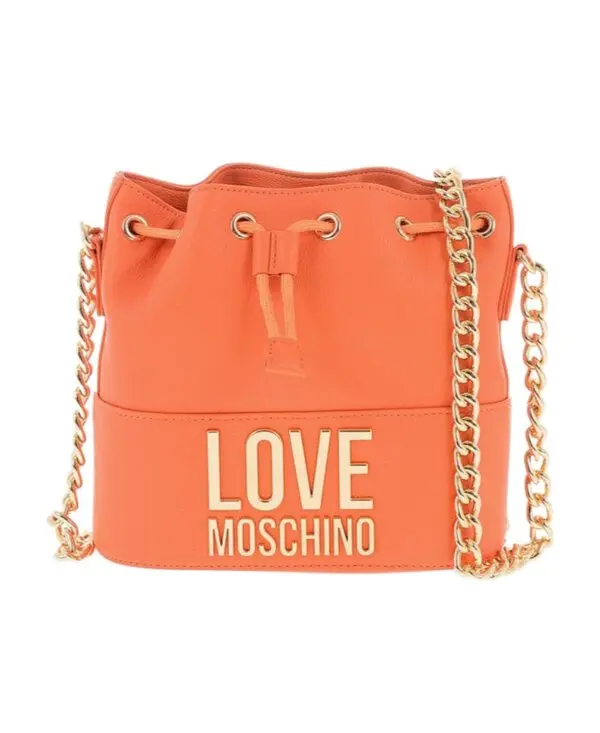 Moschino Logo Crossbody Bag - Orange