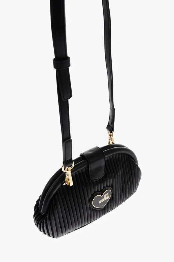 Moschino Pleated Cross Body Bag