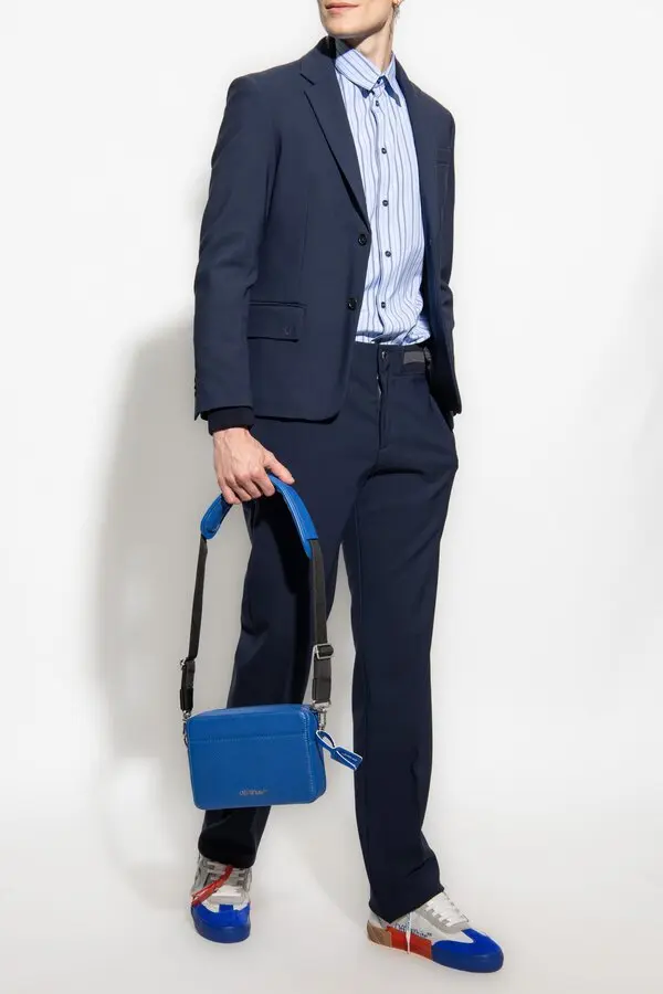 Off-White Single-breasted Long-sleeved Blazer