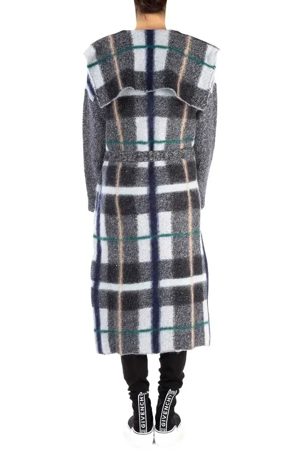 Stella McCartney Checked Belted Cardigan