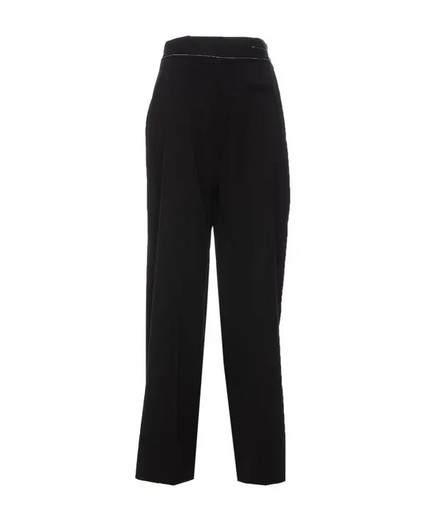 MAISON MARGIELA High-waisted Wide-leg Pants
