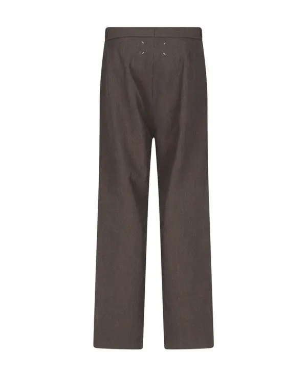 MAISON MARGIELA Straight-leg Drawstring Trousers